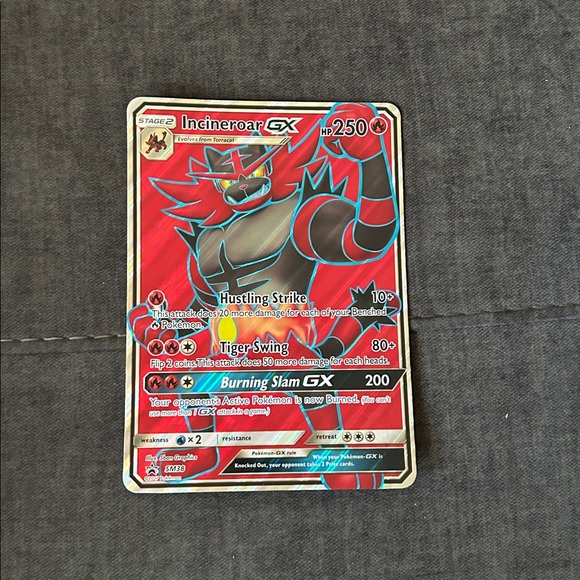 Pokemon | Toys | Incineroar Big Gx Pokmon Card | Poshmark
